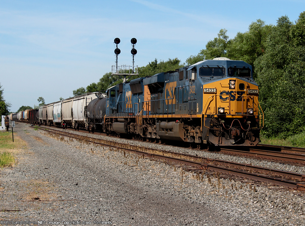 Eastbound manifest at CP 58